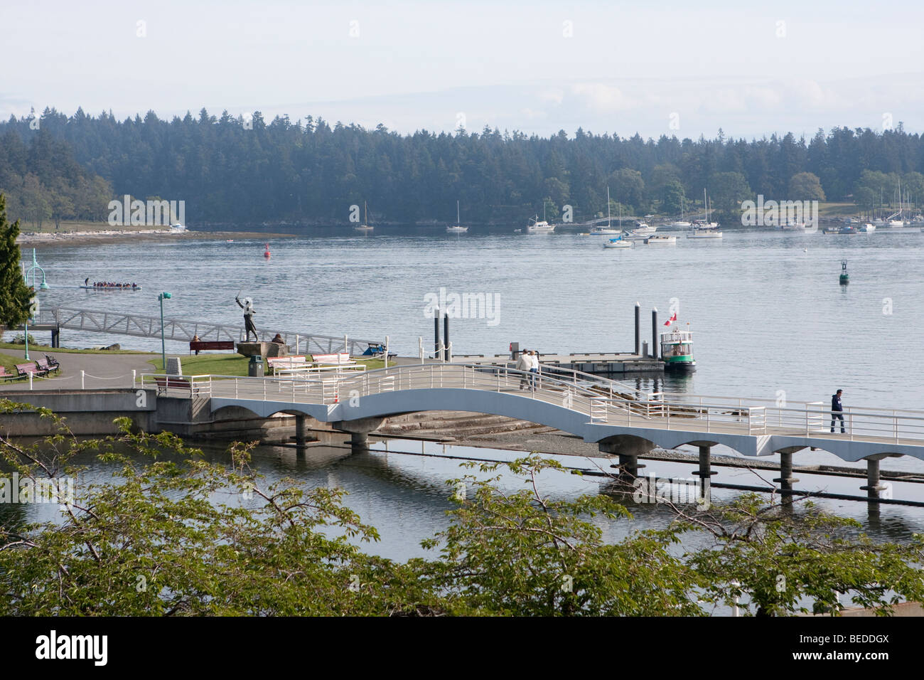 Nanaimo waterfront harbour nanaimo vancouver hi-res stock photography ...