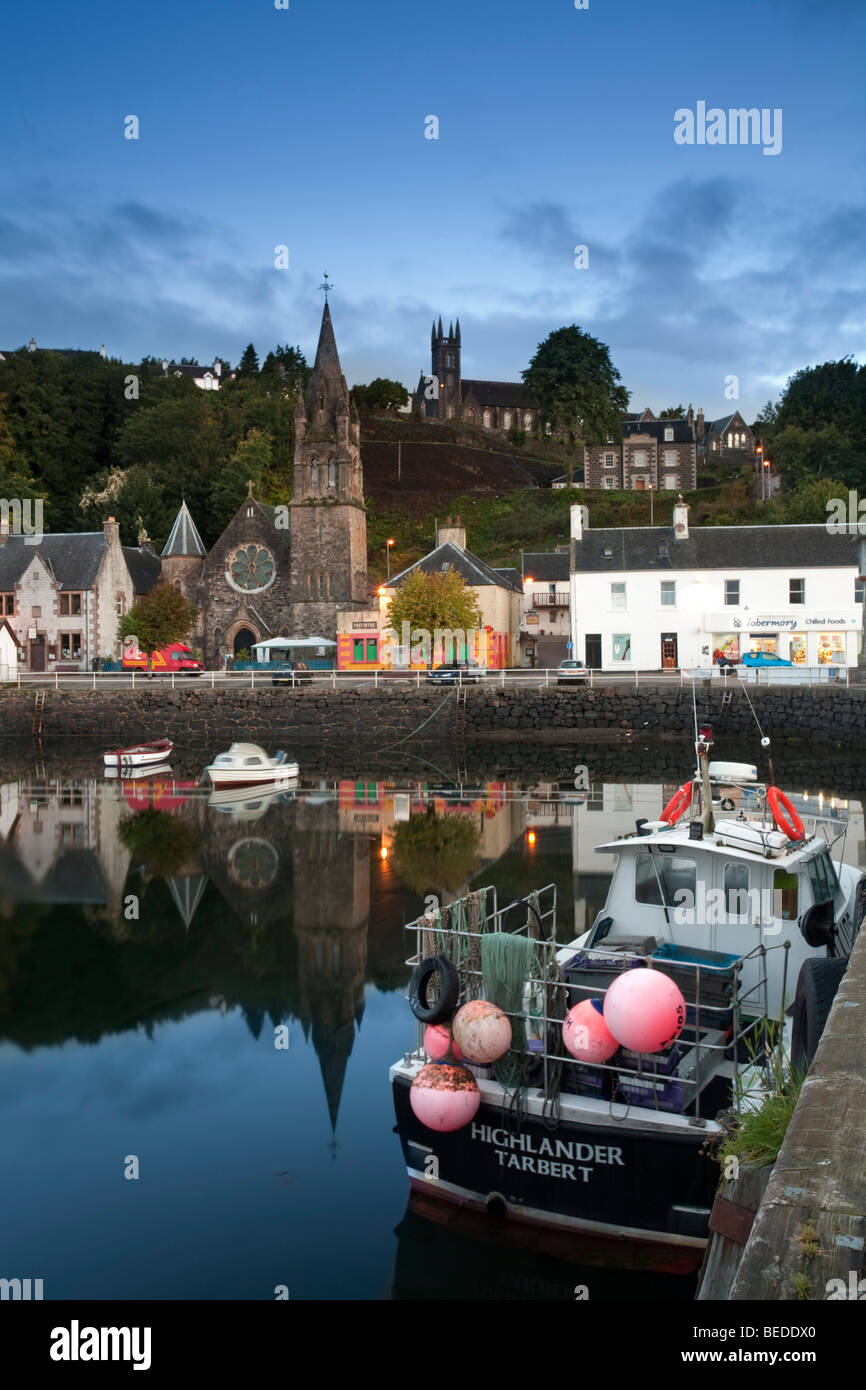 Portree harbour, The Isle of Skye, The Western Isles, Scotland, UK ...