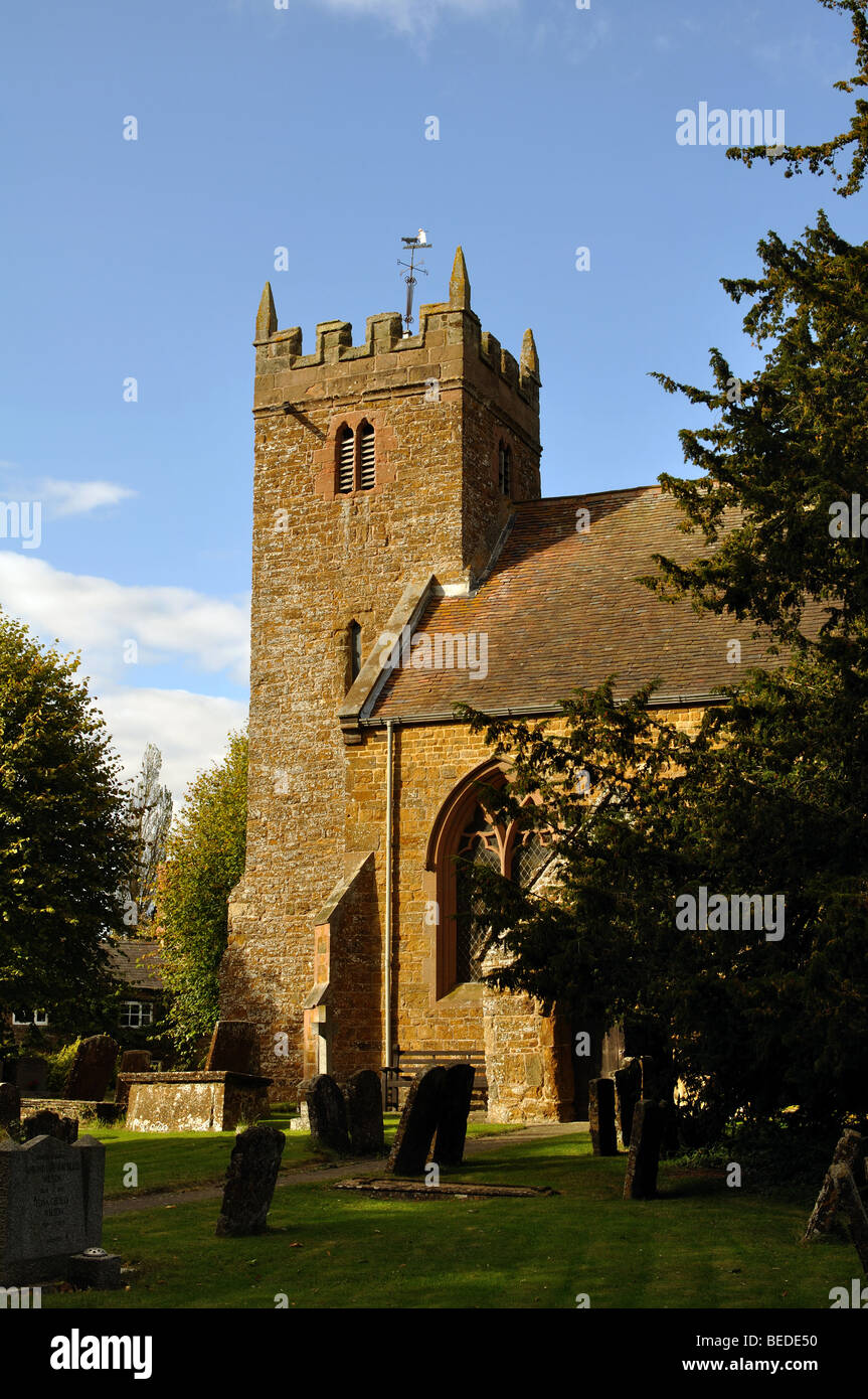 St. Mary`s Church, Priors Hardwick, Warwickshire, England, UK Stock ...