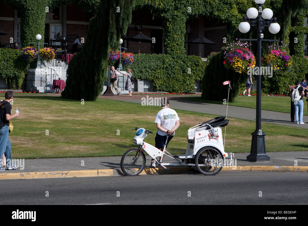 Rickshaw in Victoria BC Stock Photo - Alamy