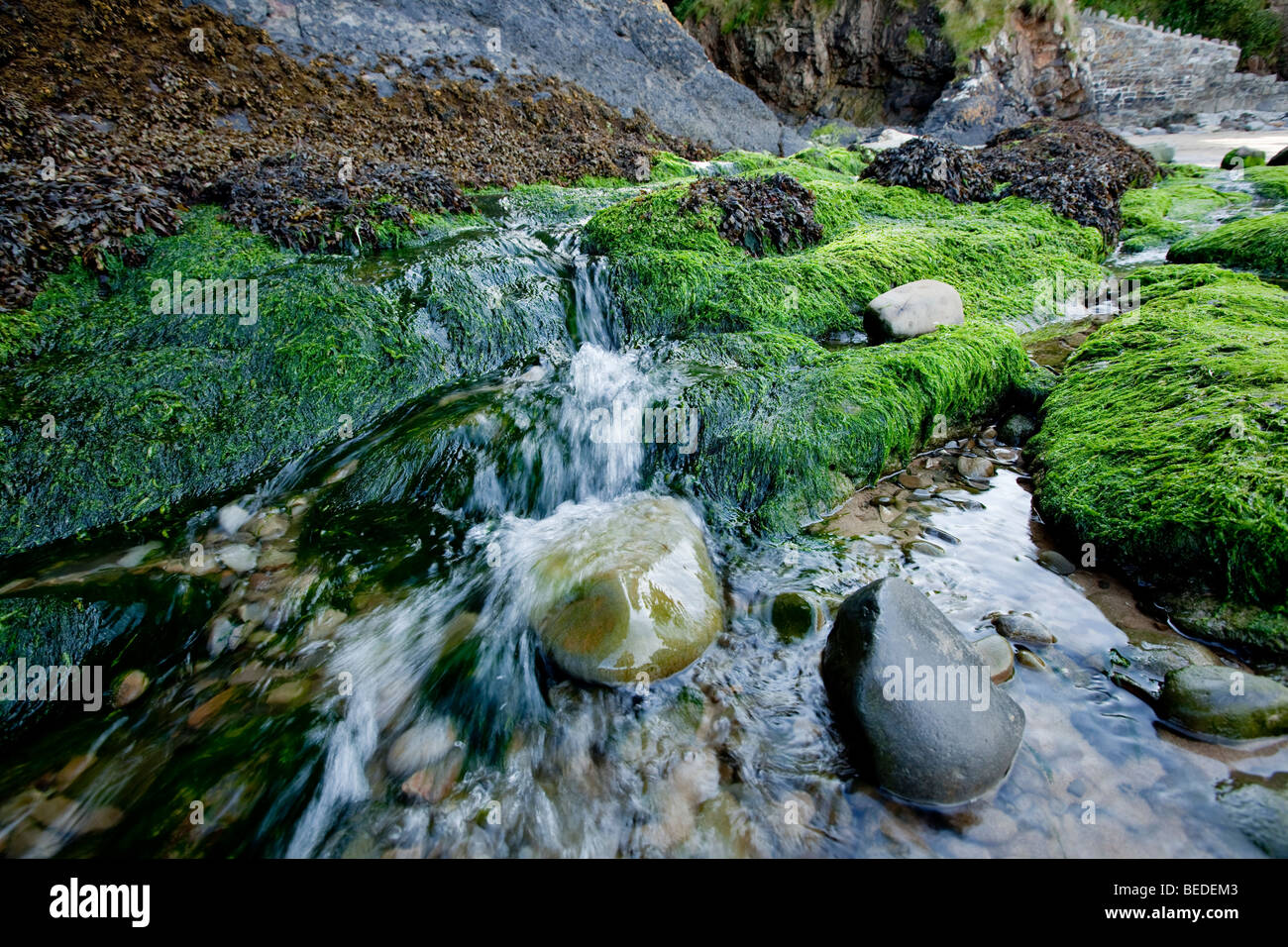 Beach waterfall hi-res stock photography and images - Alamy