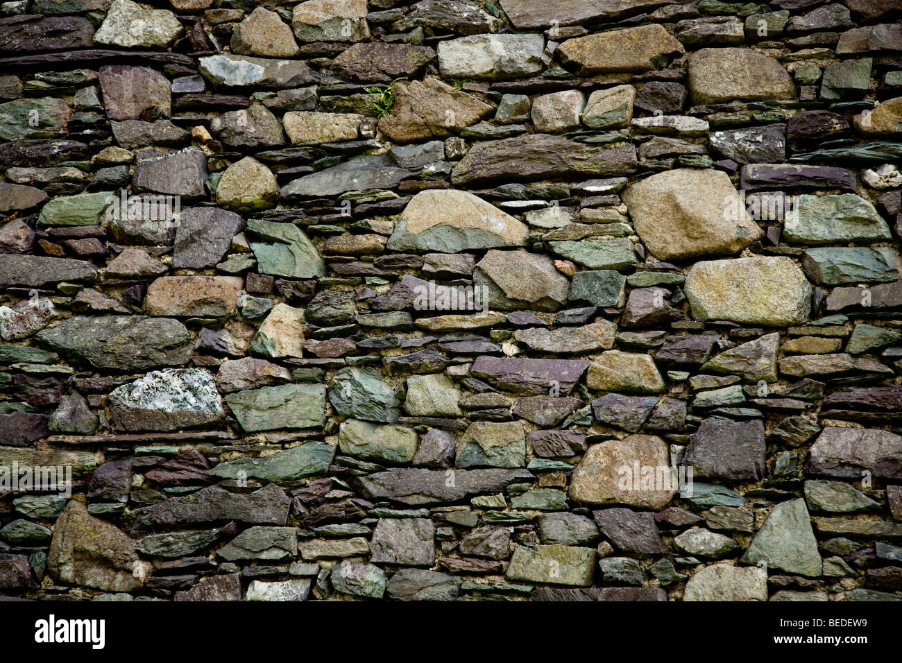 Colorful stone wall Stock Photo - Alamy