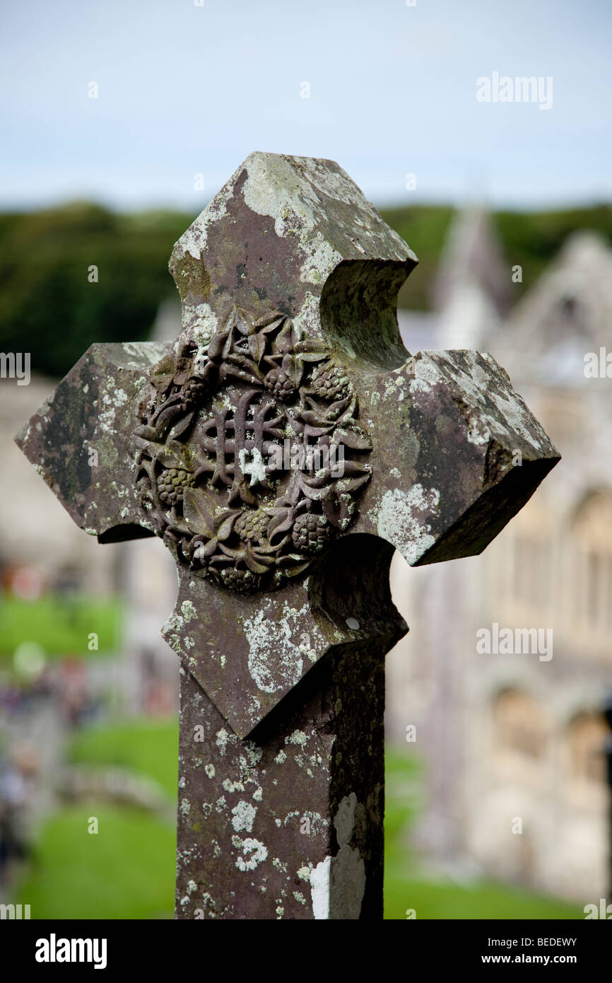 Cross in front of Cathedral Stock Photo - Alamy