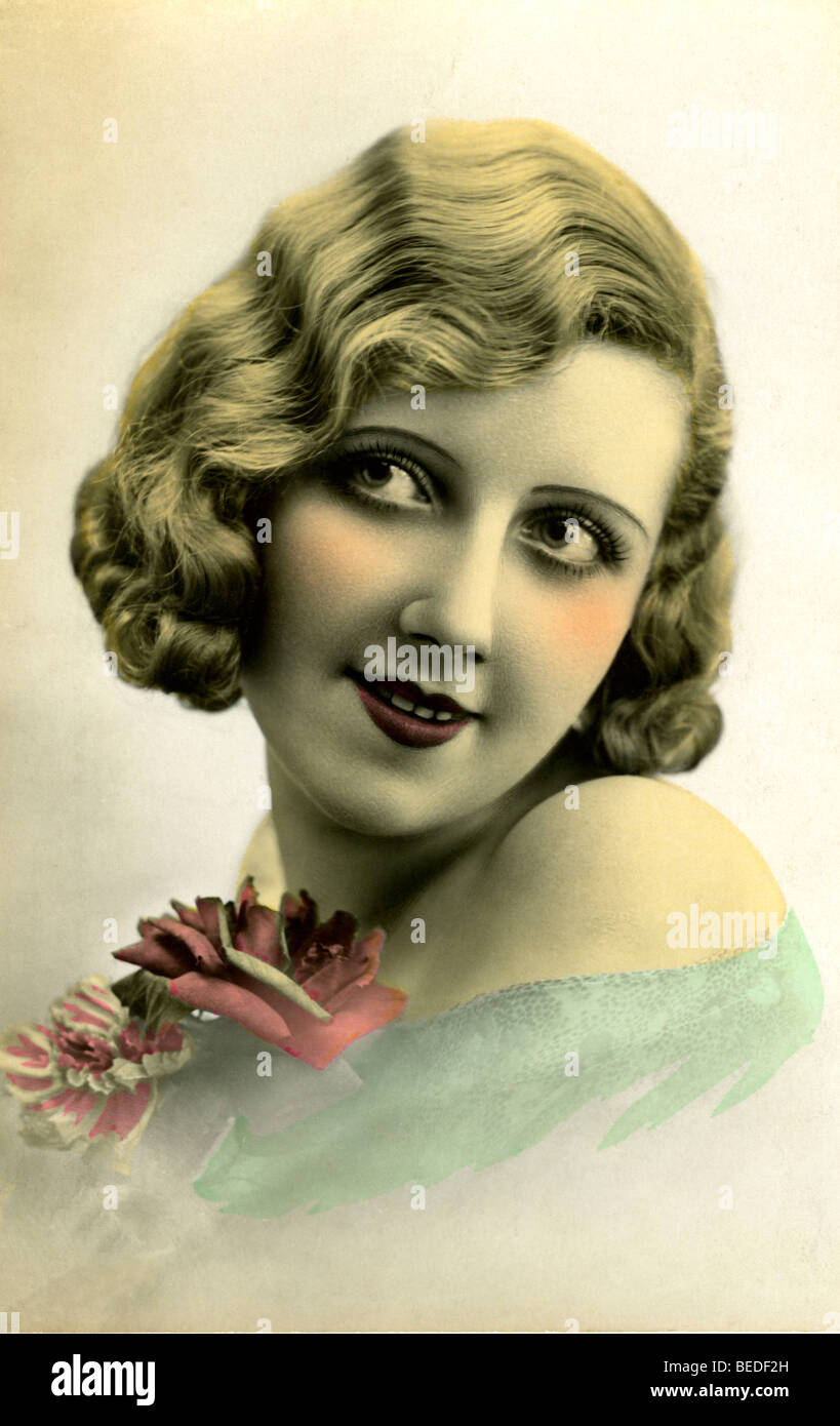 Historic photograph, fashion, around 1930 Stock Photo - Alamy