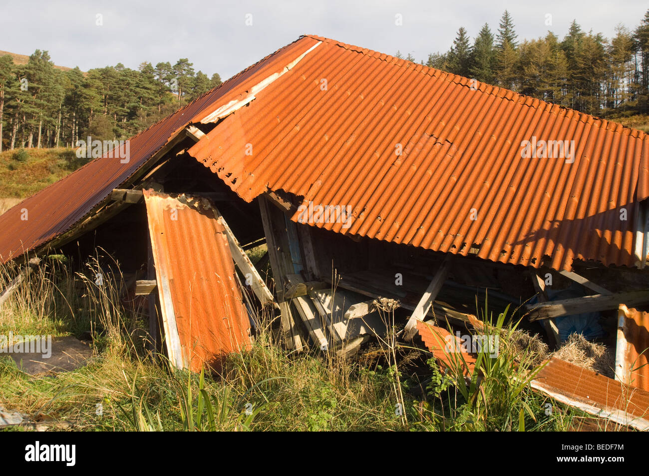Collapsed old shed on knoydart hi-res stock photography and images - Alamy
