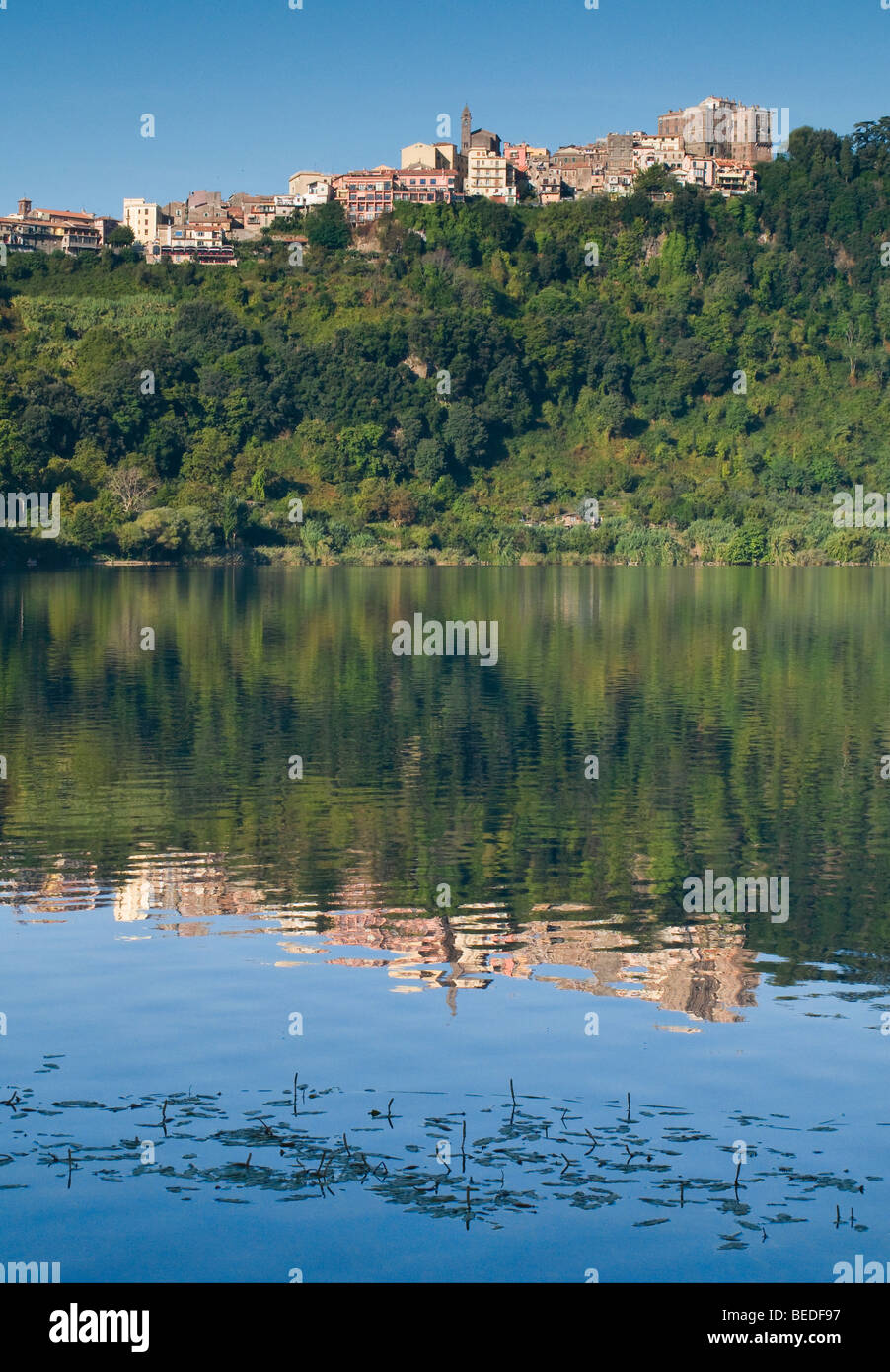 View of Genzano di Roma, Italy Stock Photo - Alamy