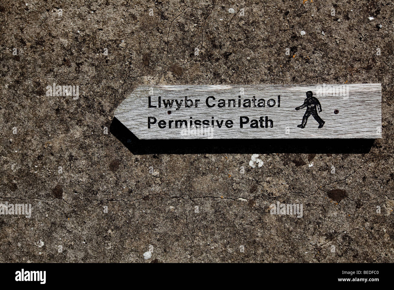 Permissive Footpath Sign High Resolution Stock Photography and Images ...