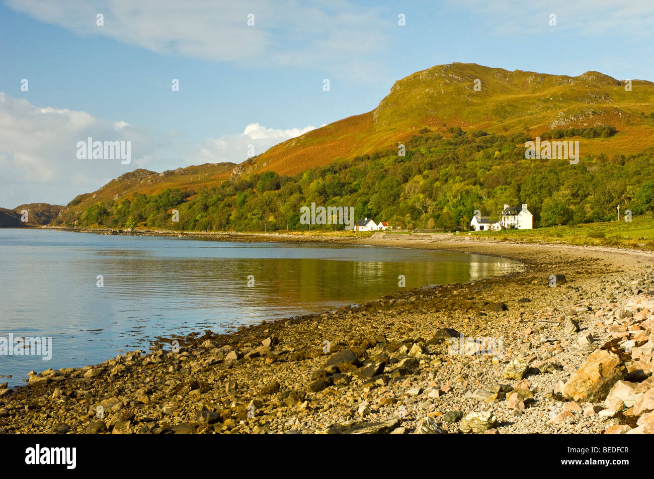 Inverie on the west coast Knoydart peninsula, Inverness-shire. SCO 5363 ...