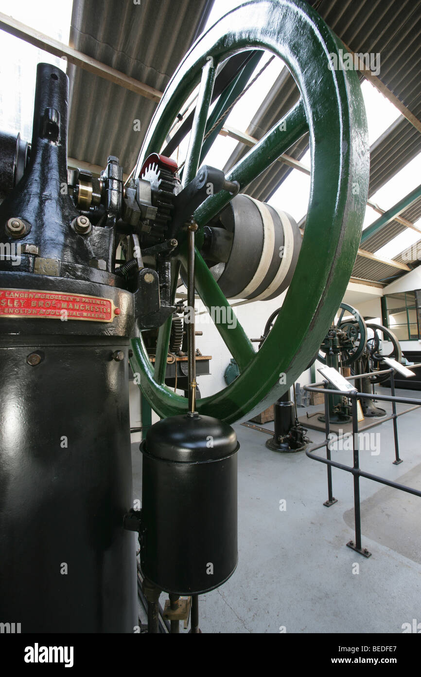 Village of Higher Poynton, England. Internal view of the engine ...