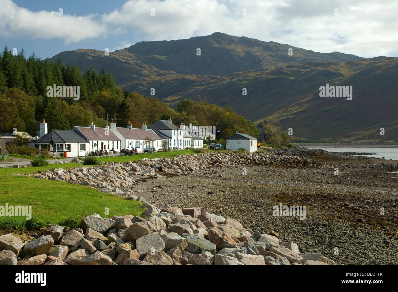 Inverie on the Knoydart Peninsula, Inverness-shire. SCO 5370 Stock ...