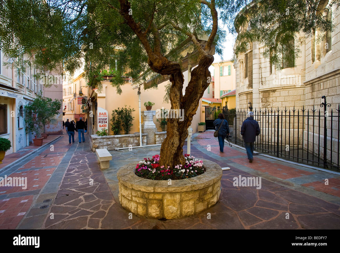 STREET SCENE, MONACO Stock Photo - Alamy