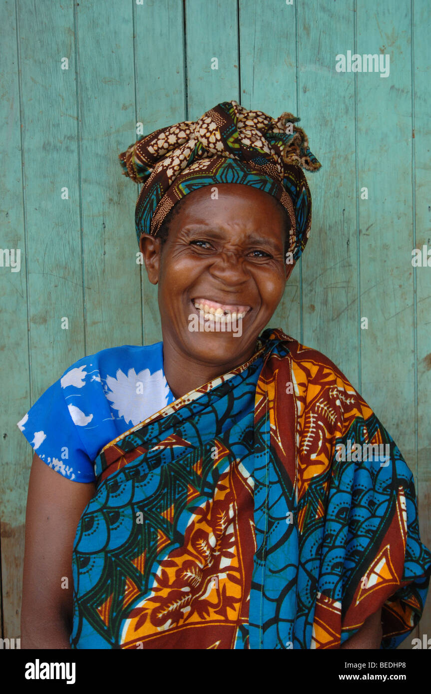 Bakonzo woman missing teeth, Rwenzori Mountains, West Uganda, Africa ...