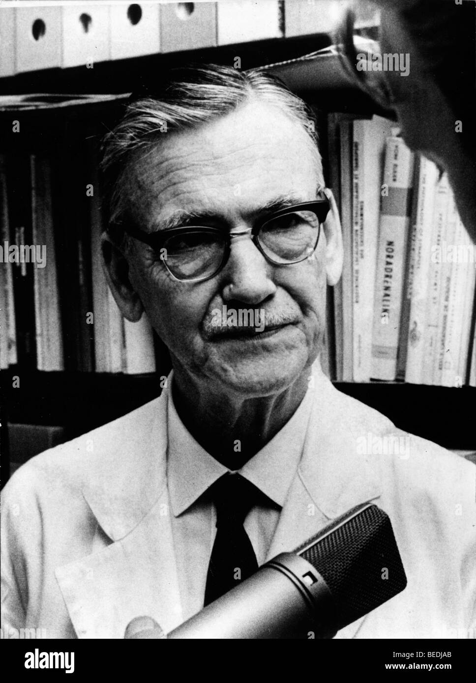 ULF vON EULER, Swedish physiologist and pharmacologist Stock Photo - Alamy