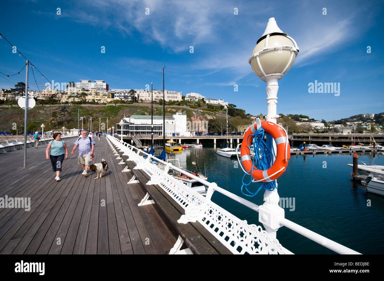 Torquay pier devon hi-res stock photography and images - Alamy