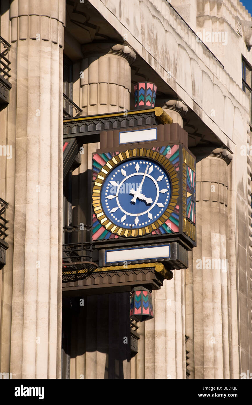 Clock on Daily Telegraph building Fleet Street, London, United Kingdom ...