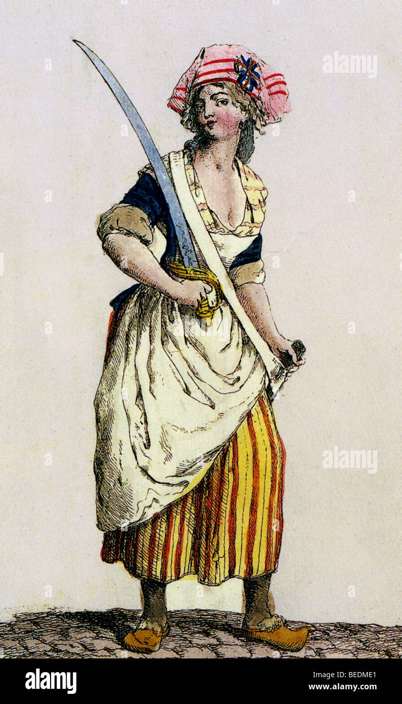 FRENCH REVOLUTION contemporary illustration of a Parisienne ...