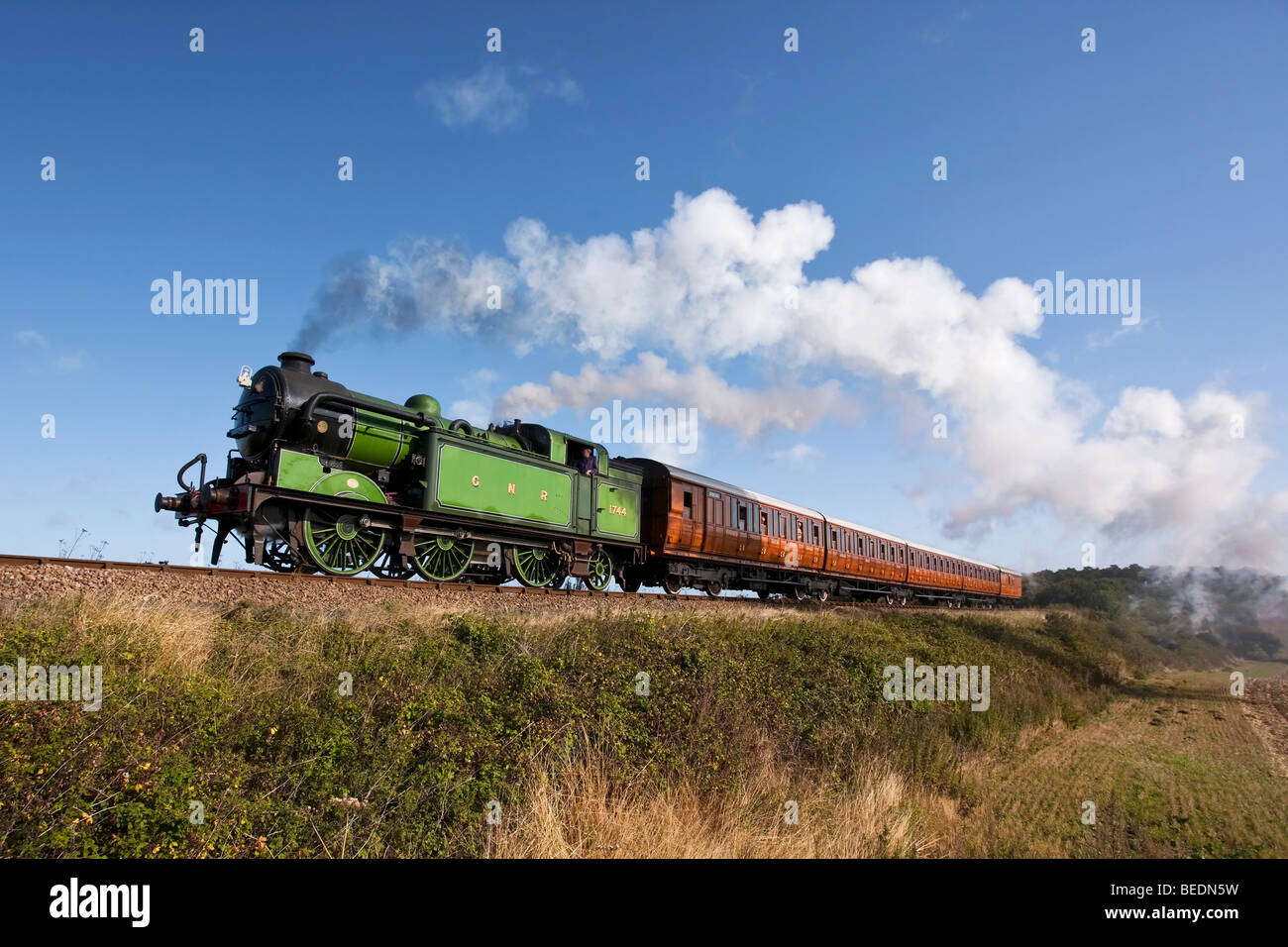 The 1921 GNR N2 Steam engine 1744 Stock Photo - Alamy