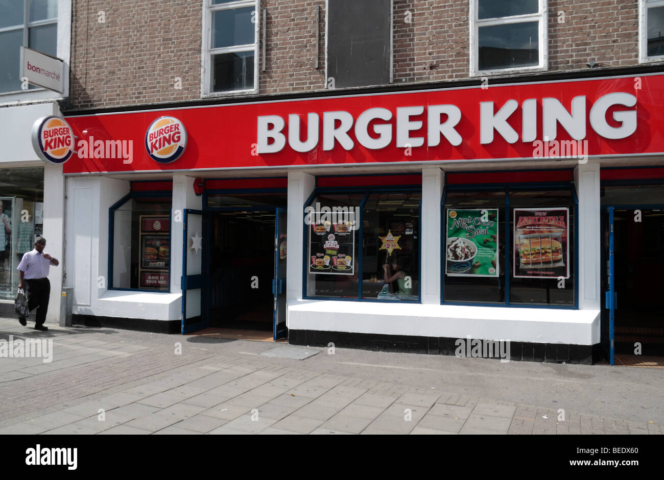 Burger king shop front hi-res stock photography and images - Alamy