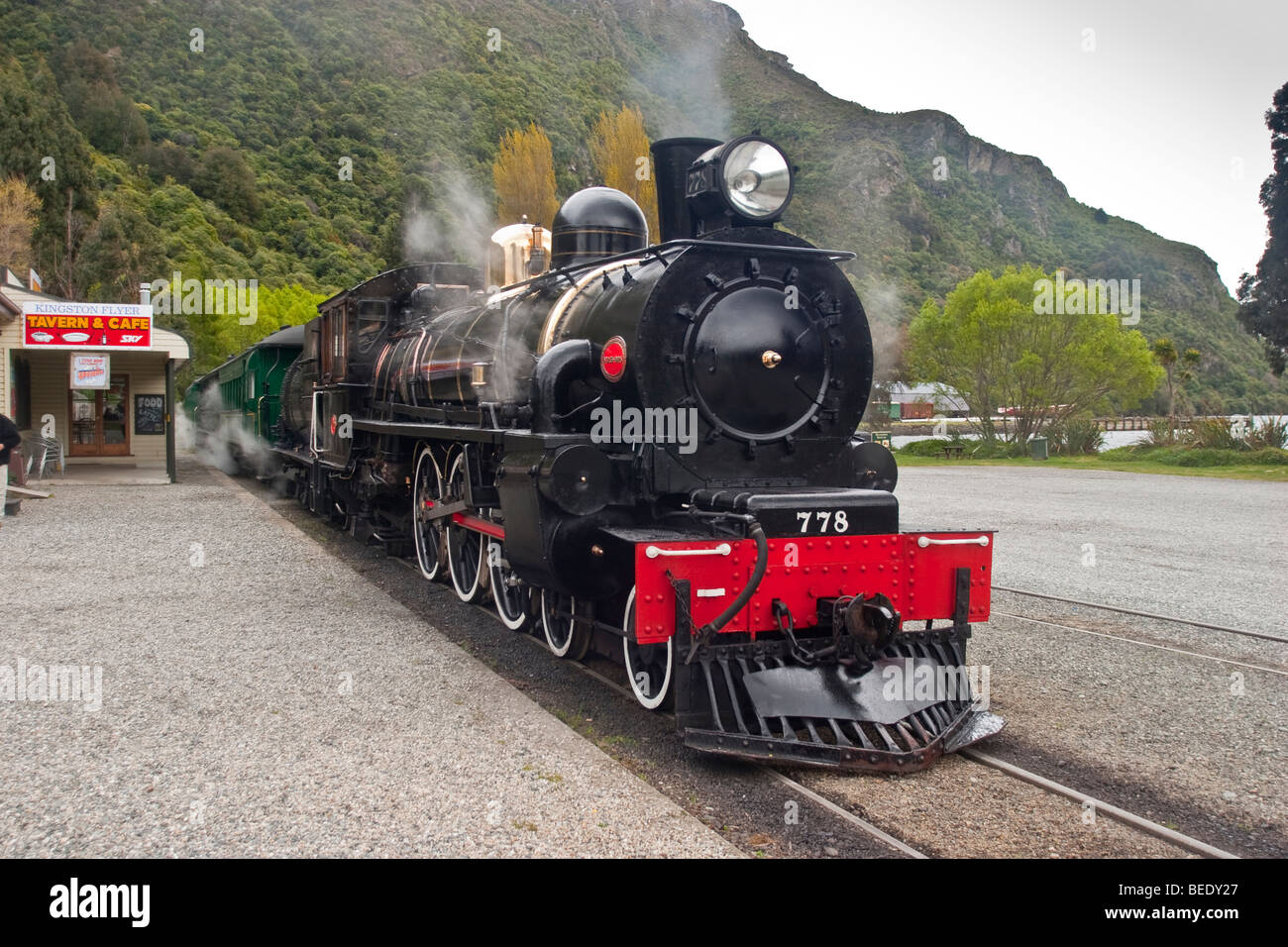 Kingston Flyer, South Island New Zealand Stock Photo - Alamy