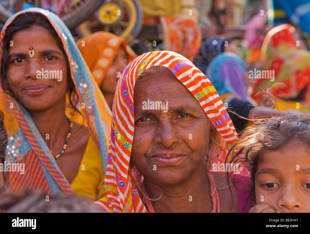 Indian Women Sari Smile High Resolution Stock Photography and Images ...