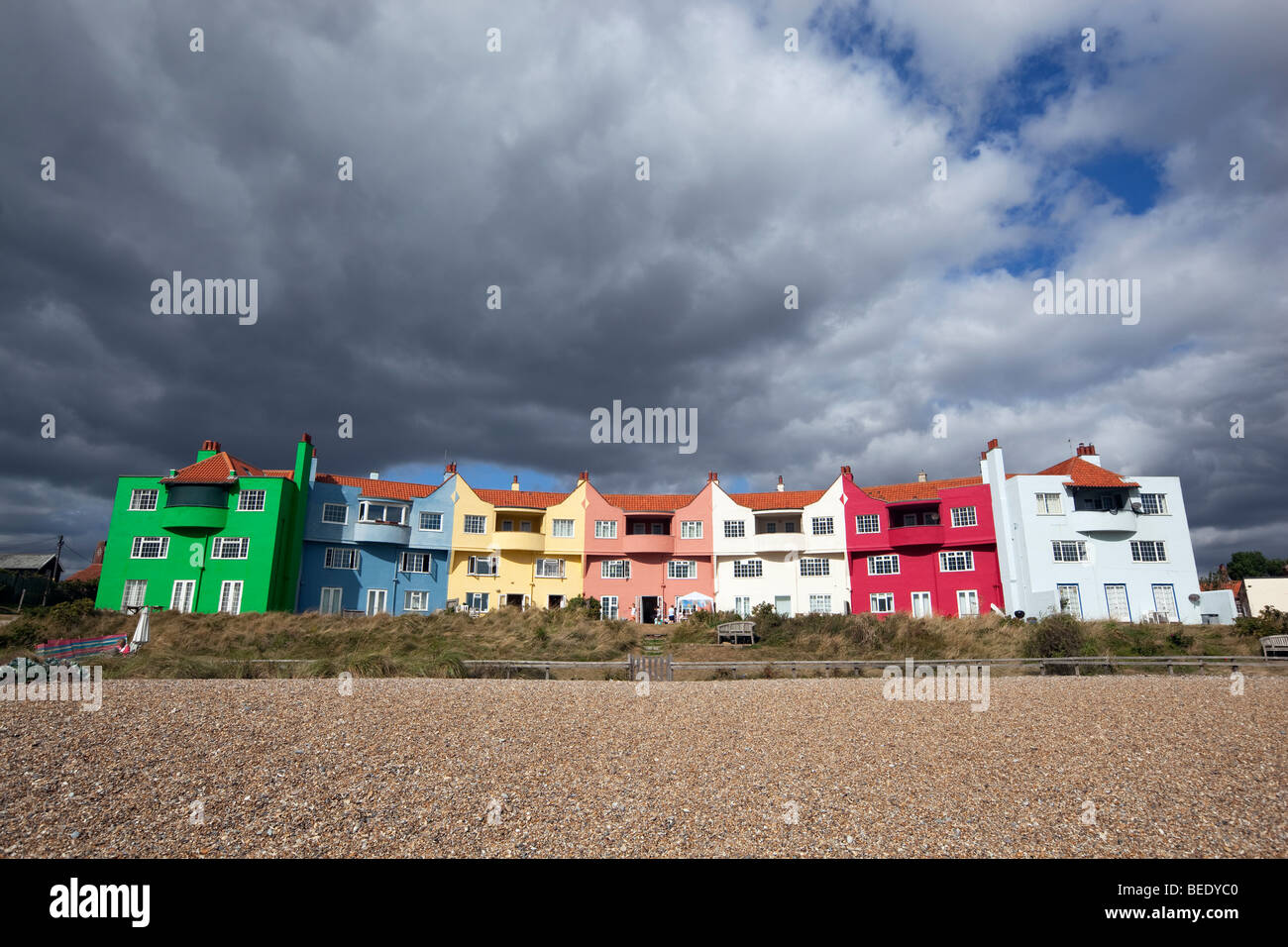 British seaside houses hi-res stock photography and images - Alamy