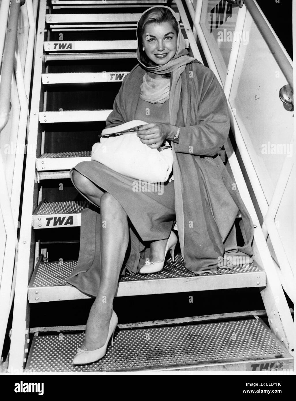 Actress Esther Williams arrives in New York Stock Photo - Alamy