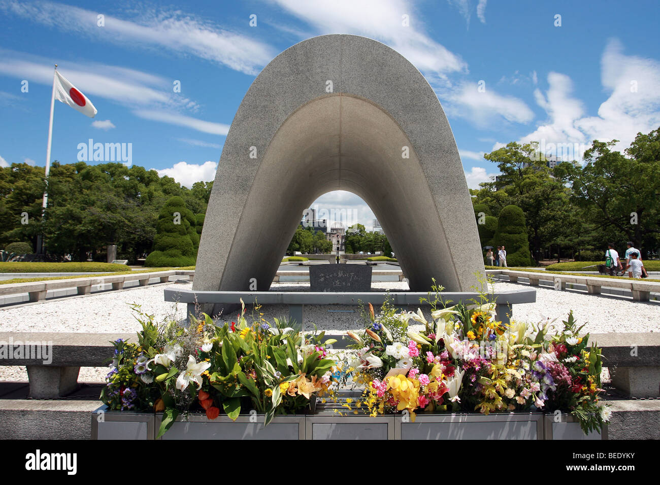 The Atomic Bomb Museum and Peace Garden nearly 64 years to the day ...