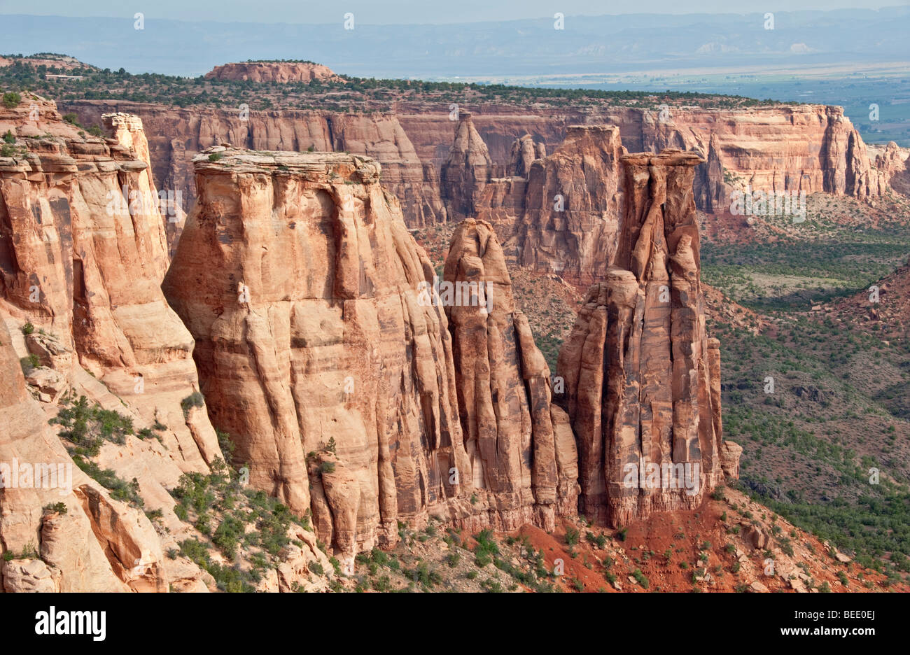 Colorado National Monument view from Rim Rock Drive Grand View located ...