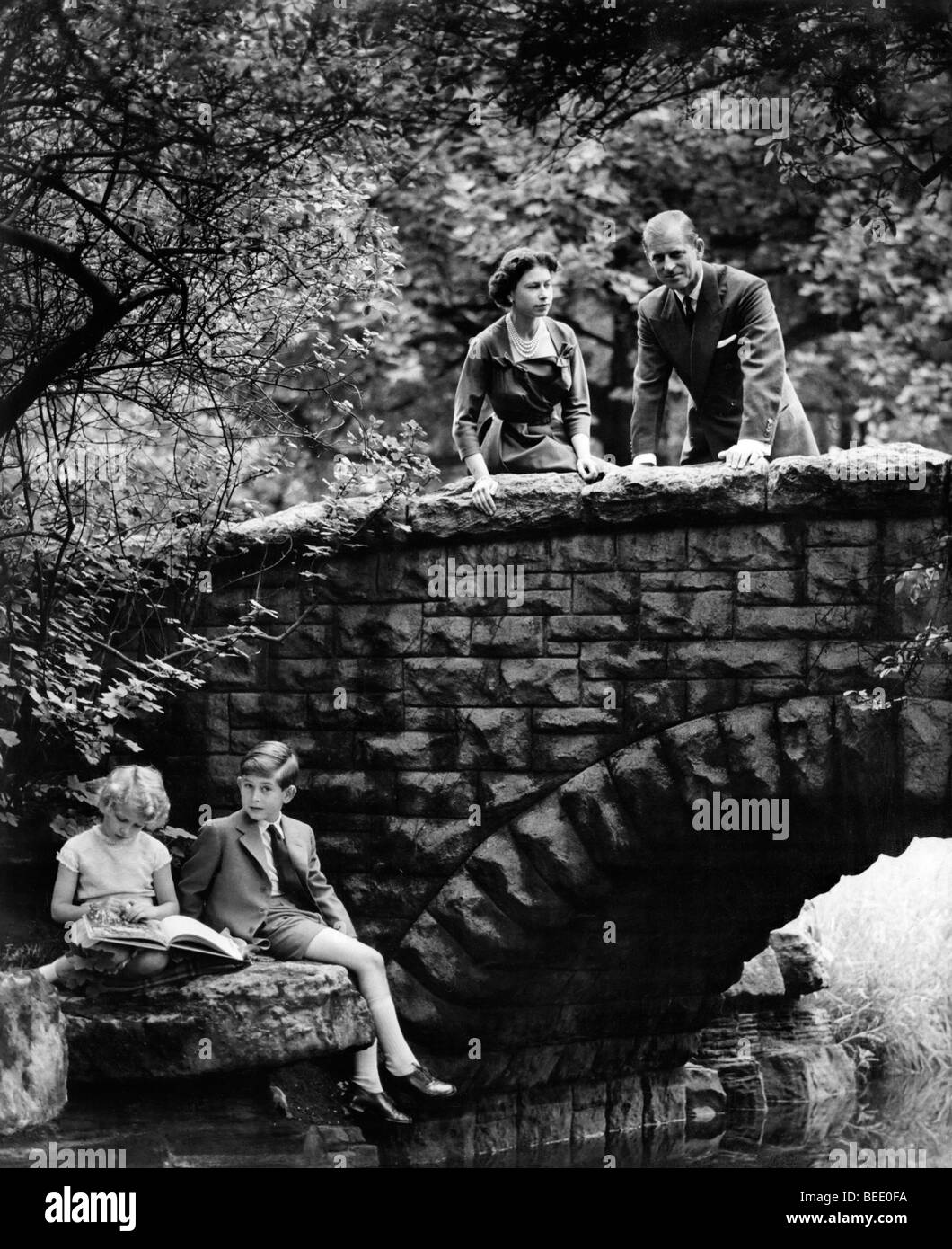 Oct 10, 1957; London, UK; This photograph of the Royal family was taken ...