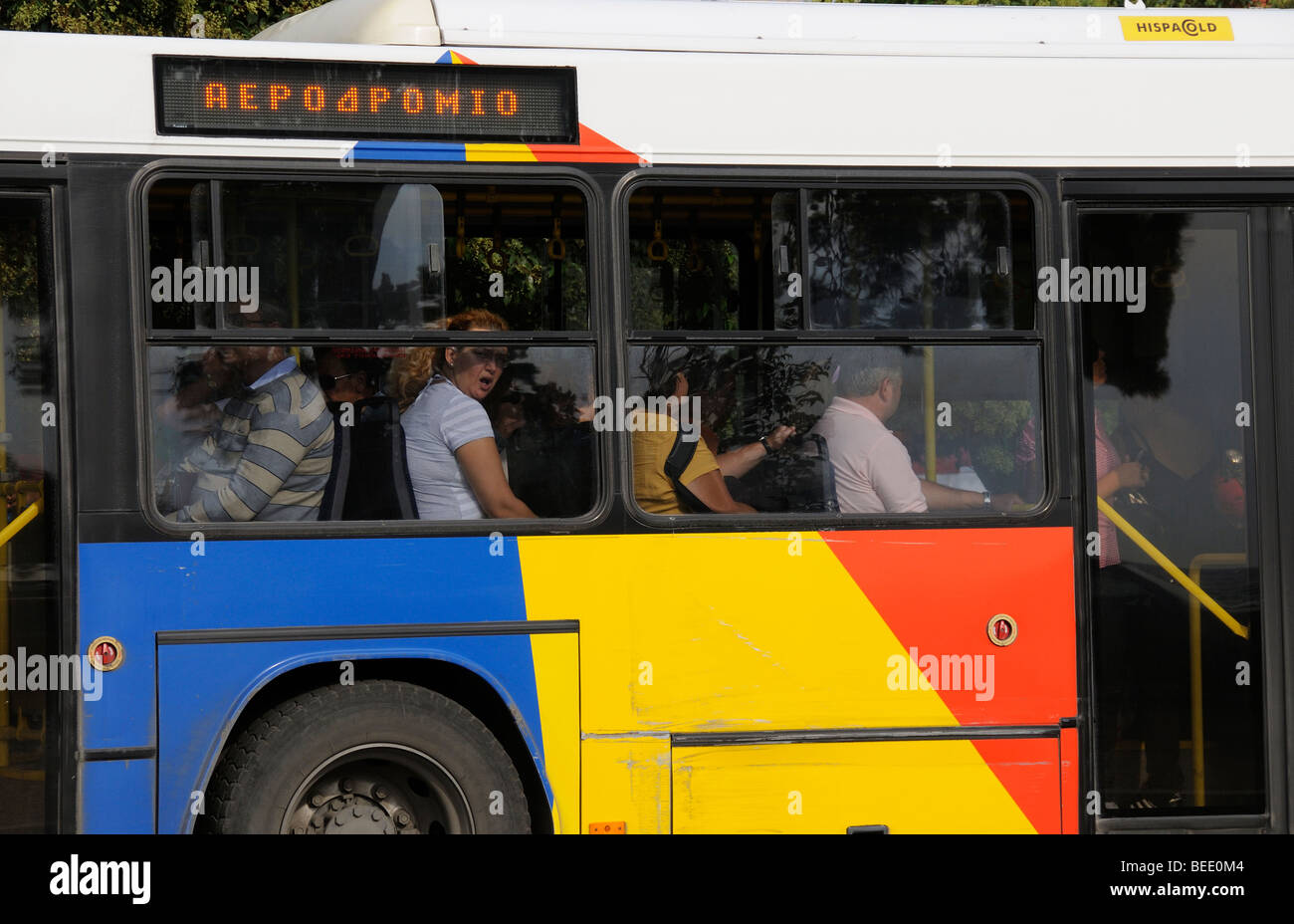 City bus in Thessaloniki northern Greece Stock Photo - Alamy