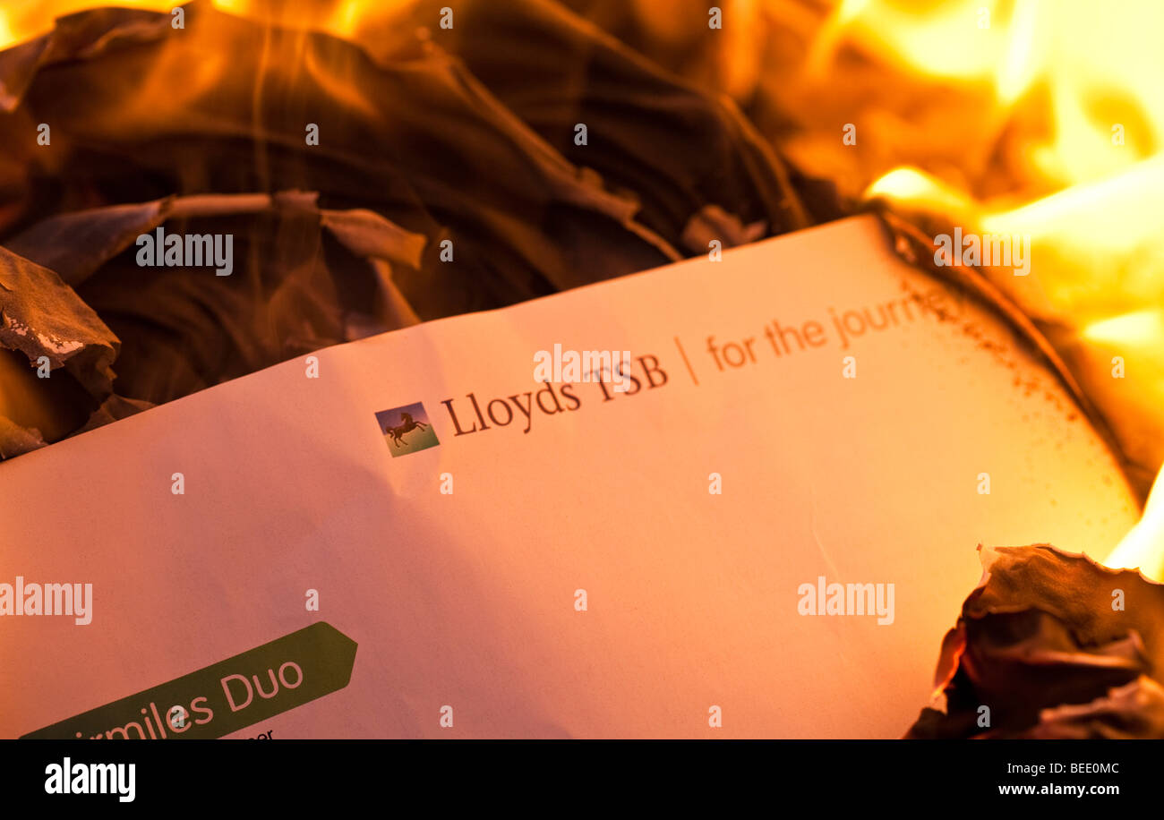 Burning bank hi-res stock photography and images - Alamy