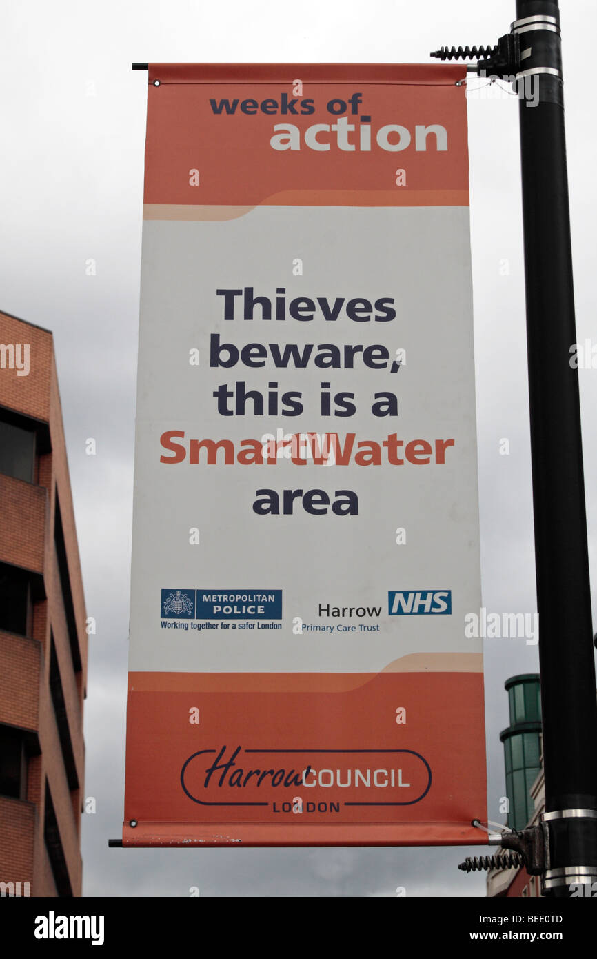 Smartwater sign hi-res stock photography and images - Alamy