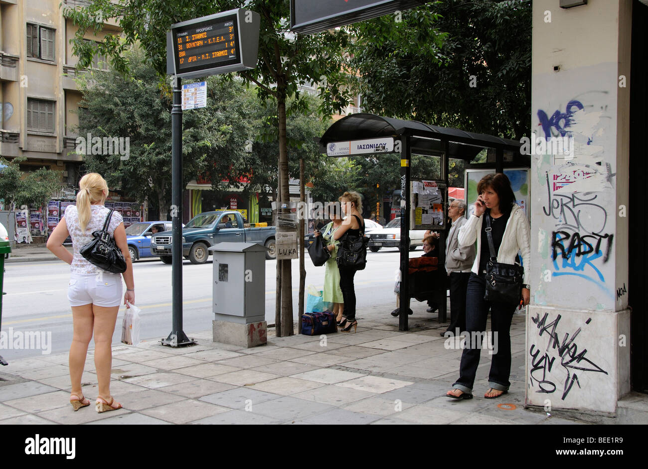 City bus in thessaloniki northern hi-res stock photography and images ...