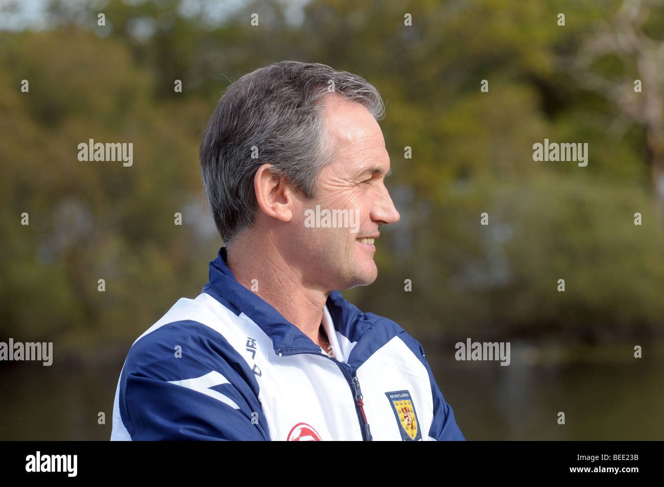 George Burley the Scotland football team manager Stock Photo - Alamy