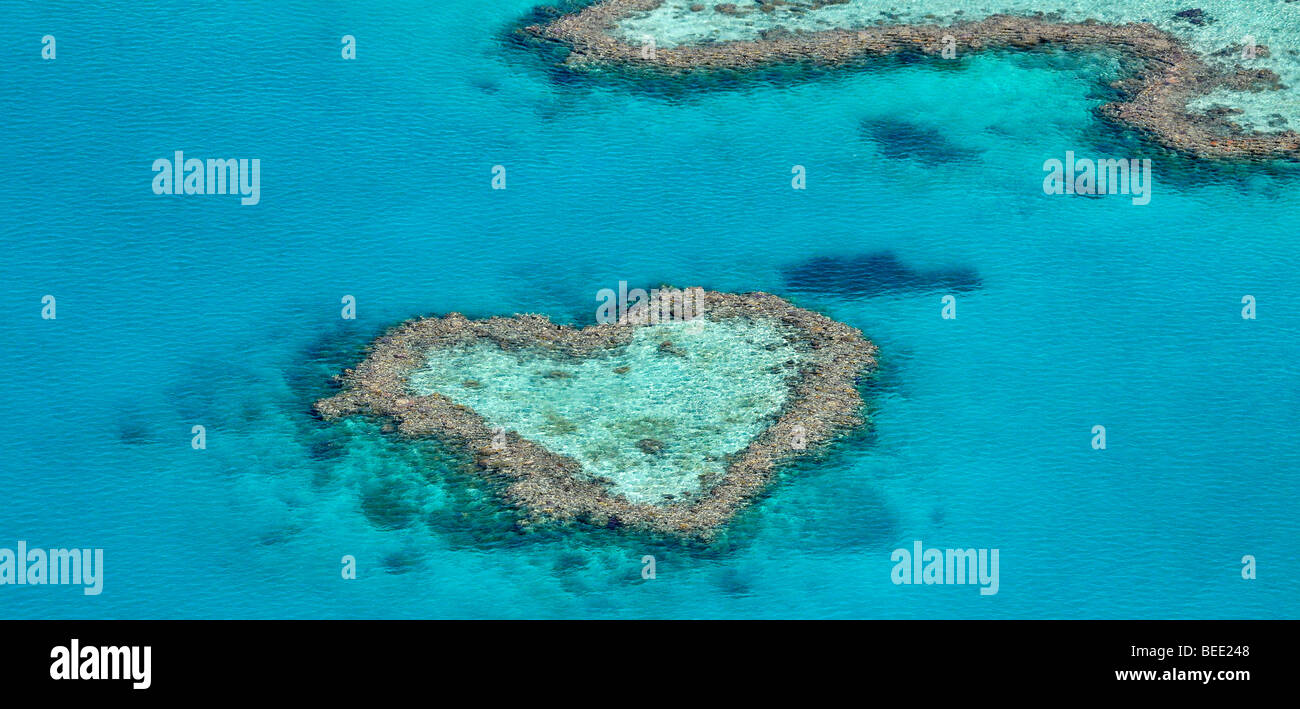 Aerial view heart reef heart shaped hi-res stock photography and images ...