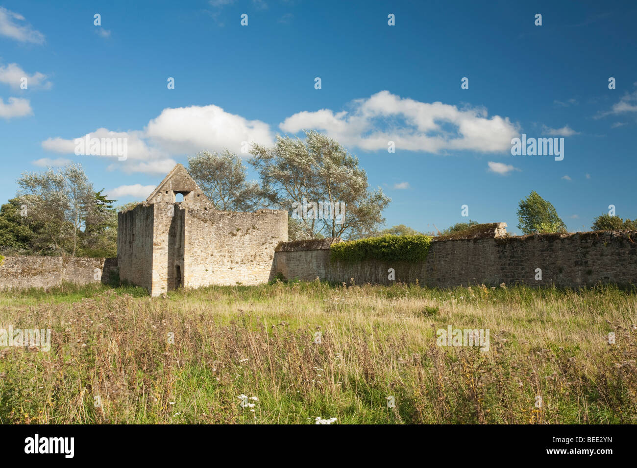 Godstow Abbey on the banks of the River Thames near Oxford, Uk Stock ...