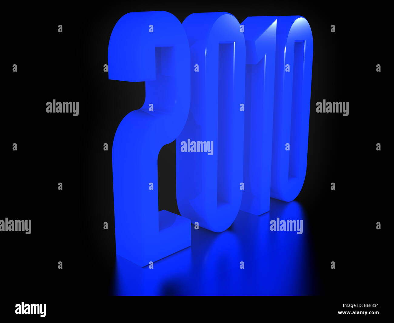 2010 year. Numbers Stock Photo - Alamy