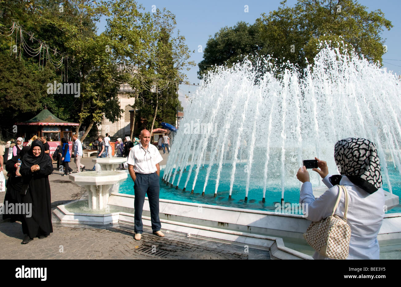 Mosque Istanbul Turkey Muslim Islam Koran Fountain Stock Photo - Alamy