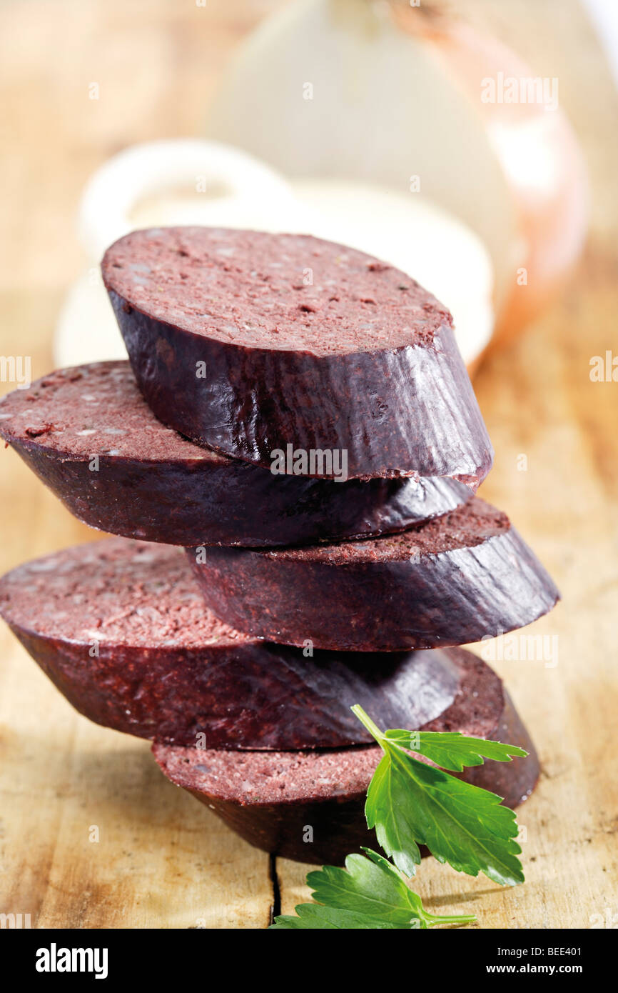 Blutwurst scheibe hi-res stock photography and images - Alamy