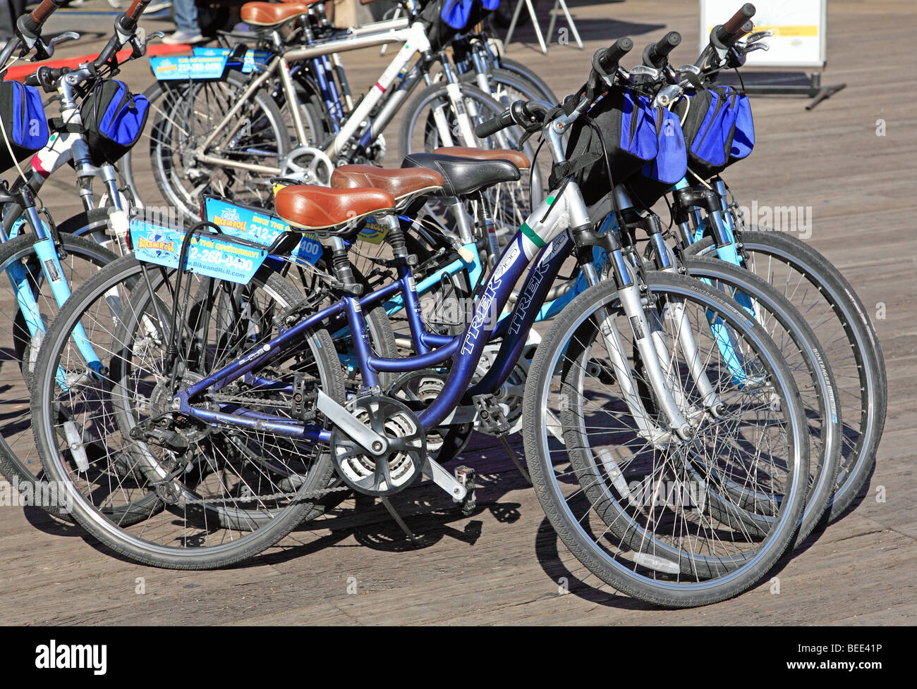 A group of rental bikes for hire Stock Photo - Alamy