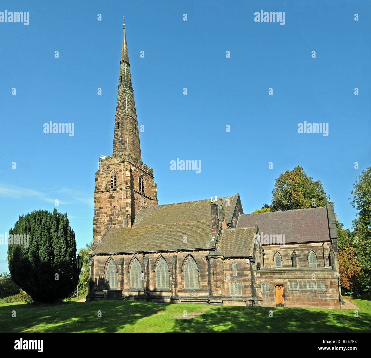 St Michaels Church Lichfield Staffordshire England Stock Photo - Alamy