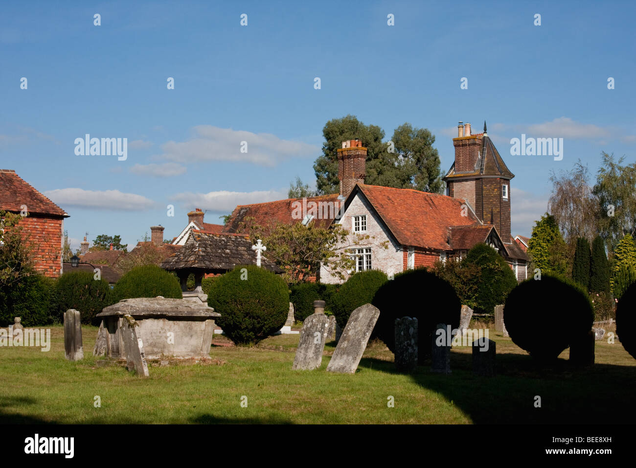 Churchyard in Framfield Village in Sussex England Stock Photo - Alamy