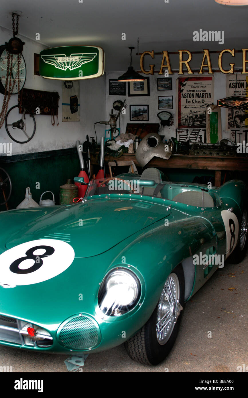 Racing Aston Martin DBR in for restoration at the Goodwood Revival ...