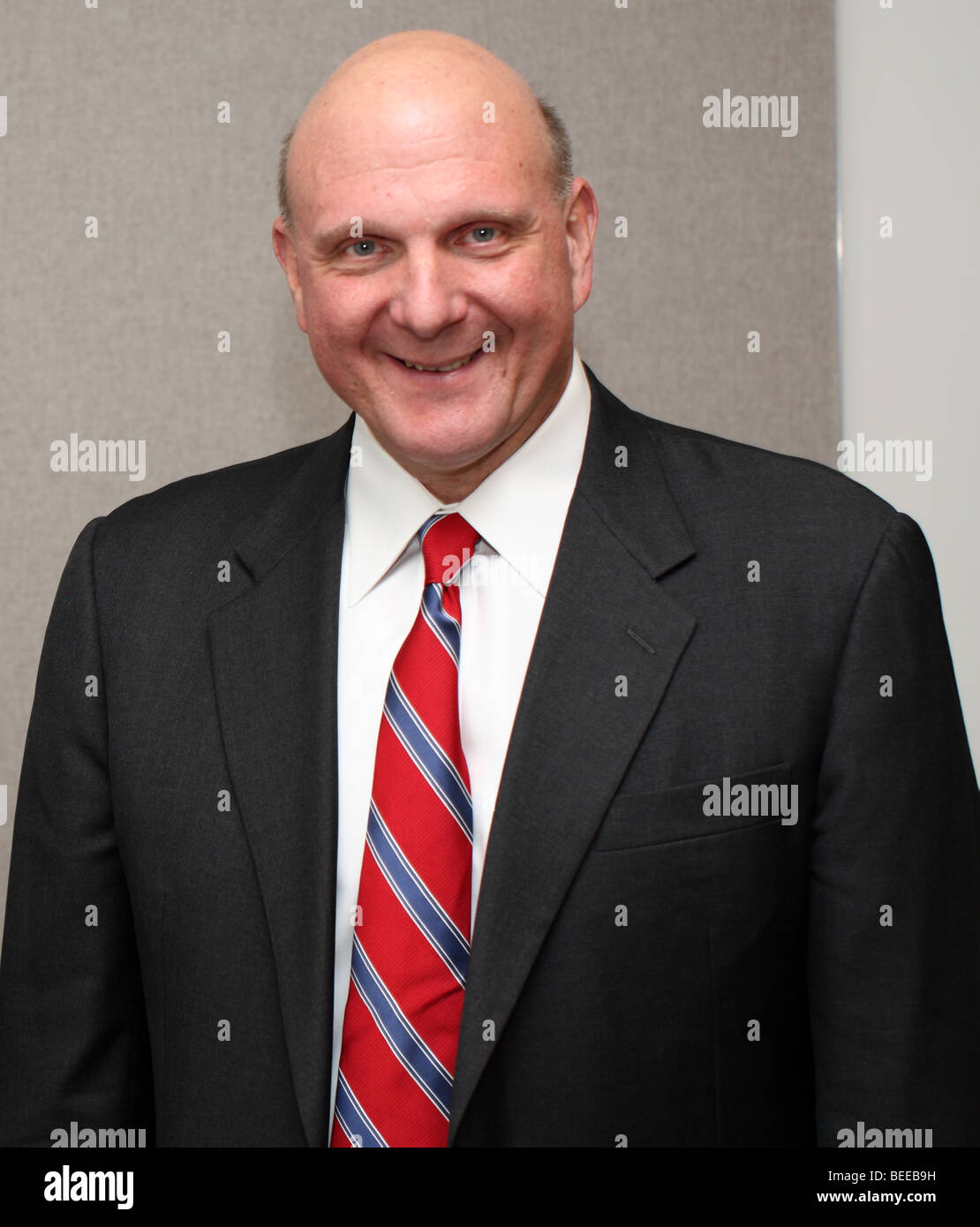 Microsoft CEO Steve Ballmer portrait Stock Photo - Alamy
