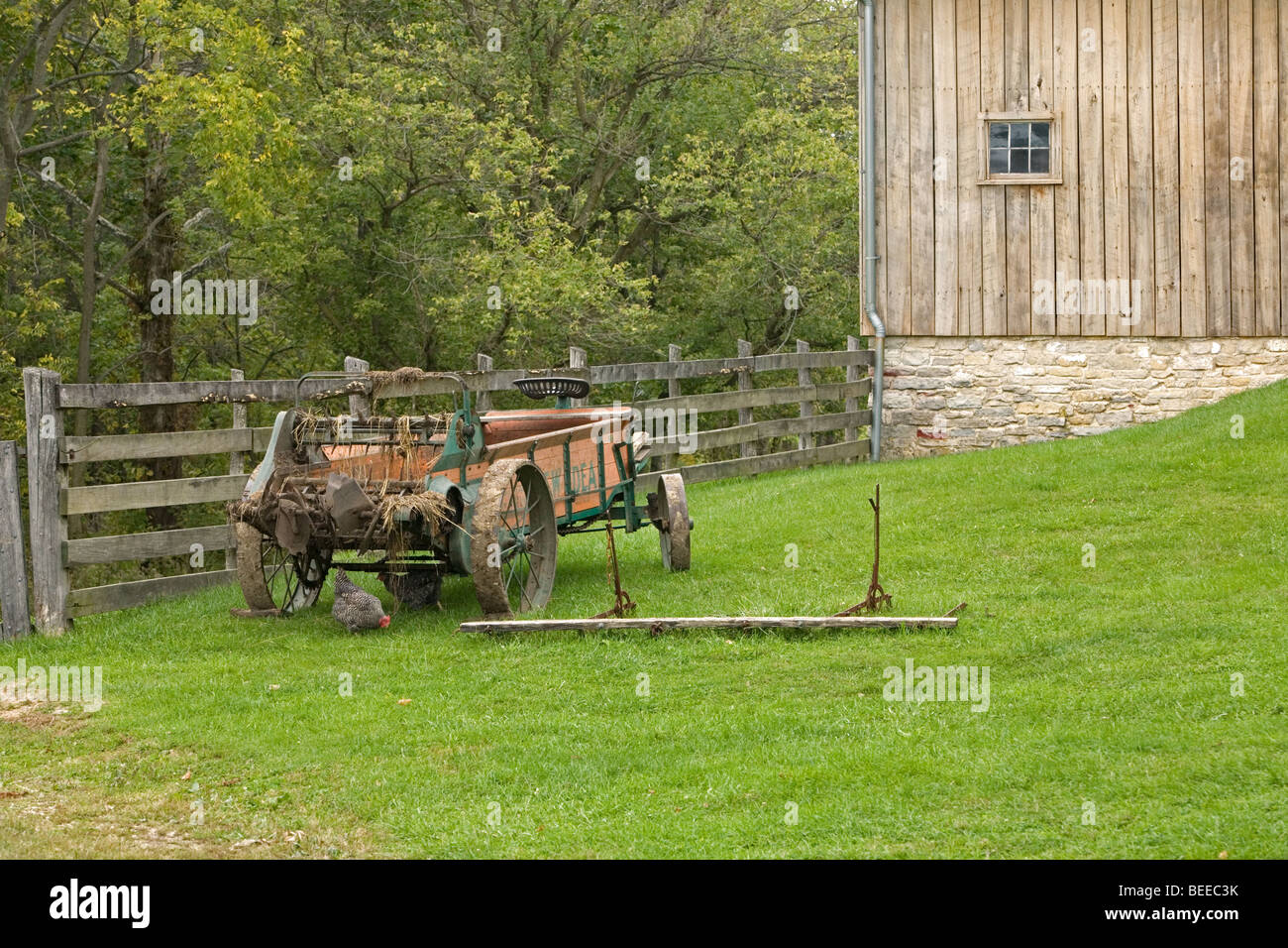 Old farming machinery Stock Photo - Alamy