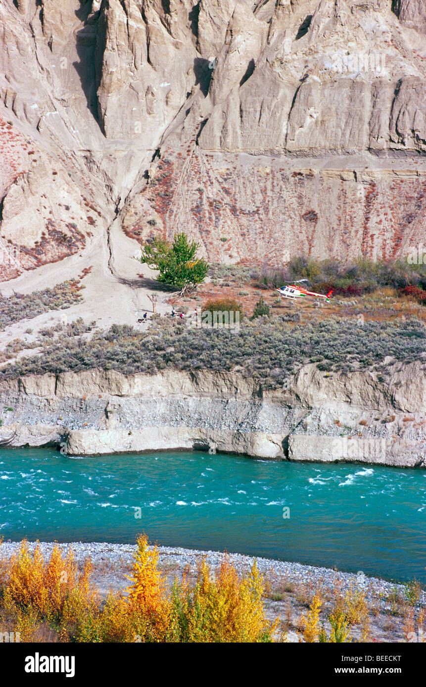 Chilcotin River flowing through Farwell Canyon, Cariboo Chilcotin ...