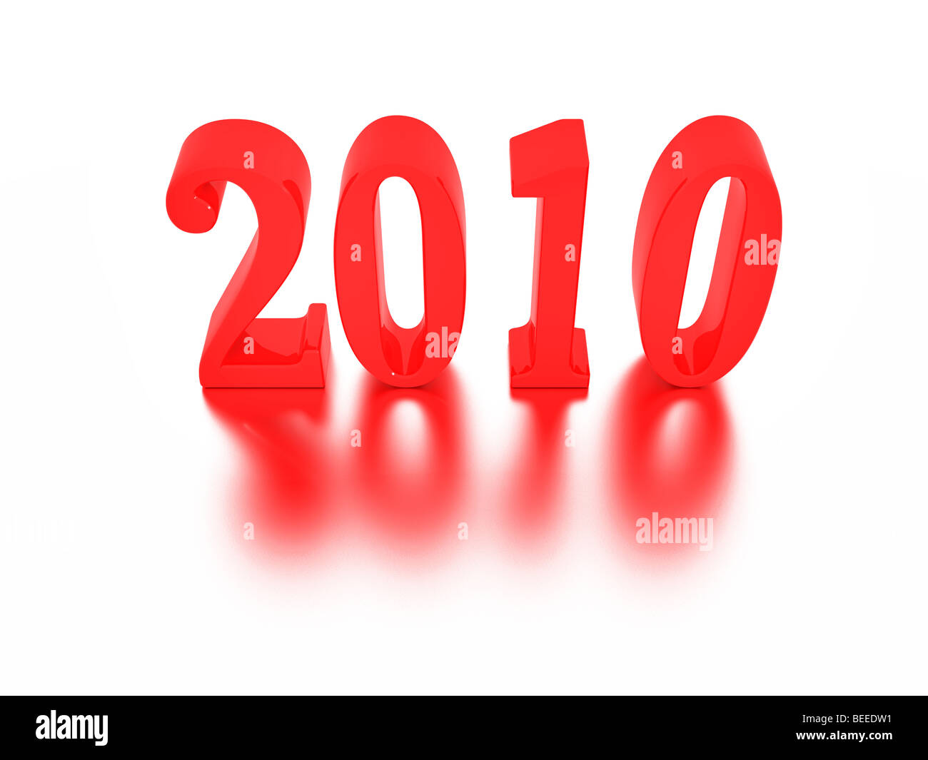 2010 year. Numbers Stock Photo - Alamy