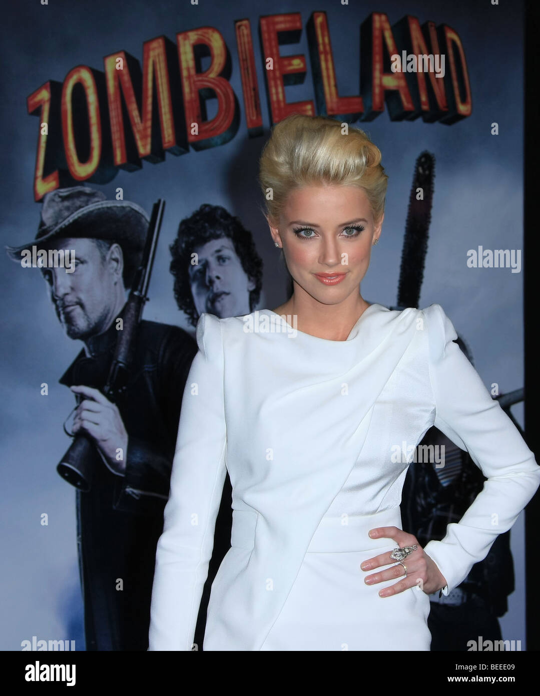 AMBER HEARD ZOMBIELAND FILM PREMIERE HOLLYWOOD LOS ANGELES CA USA 23 ...