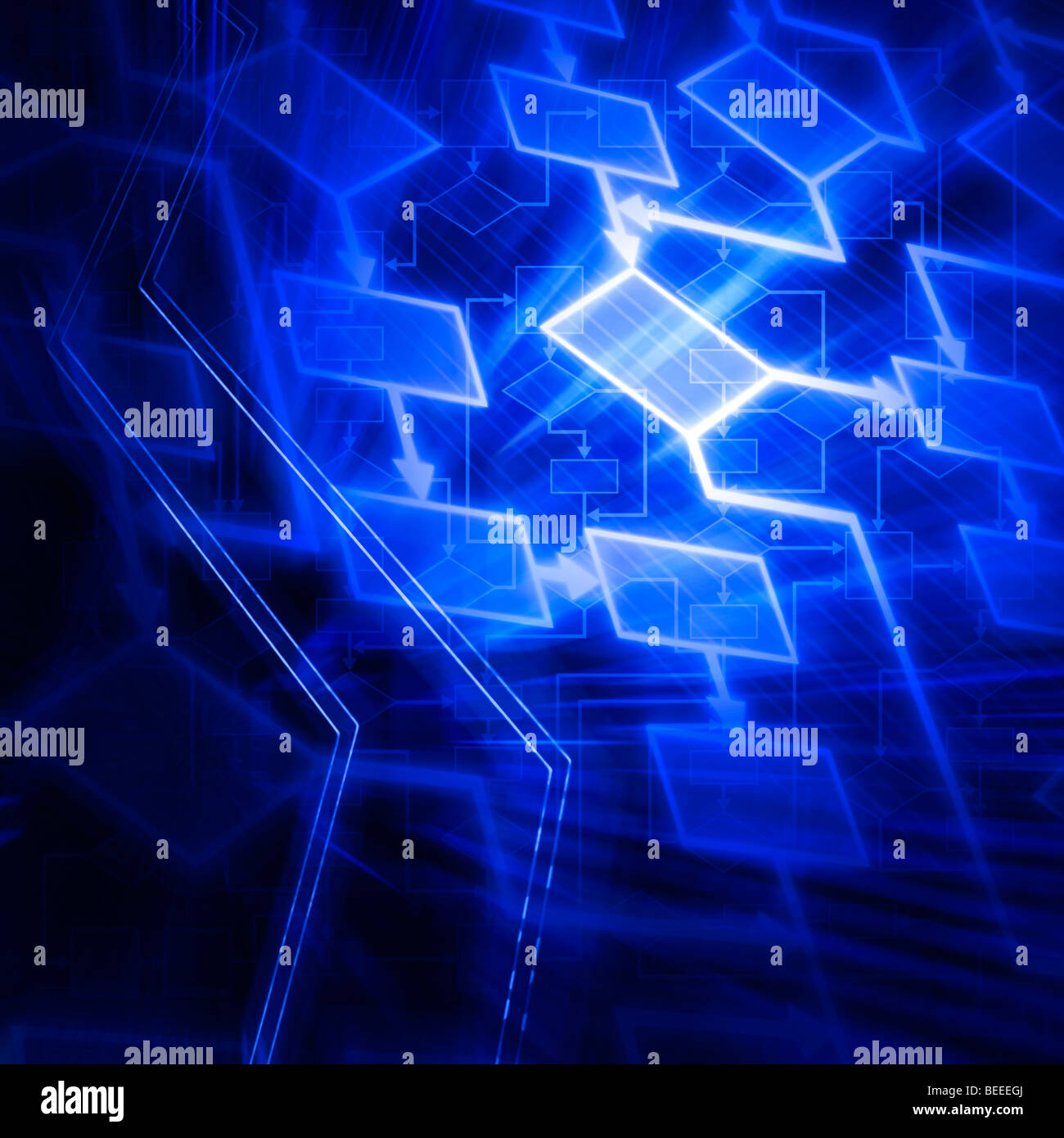 Glowing blue flowchart diagram conceptual background Stock Photo - Alamy Glowing blue flowchart diagram conceptual background Stock Photo - Alamy