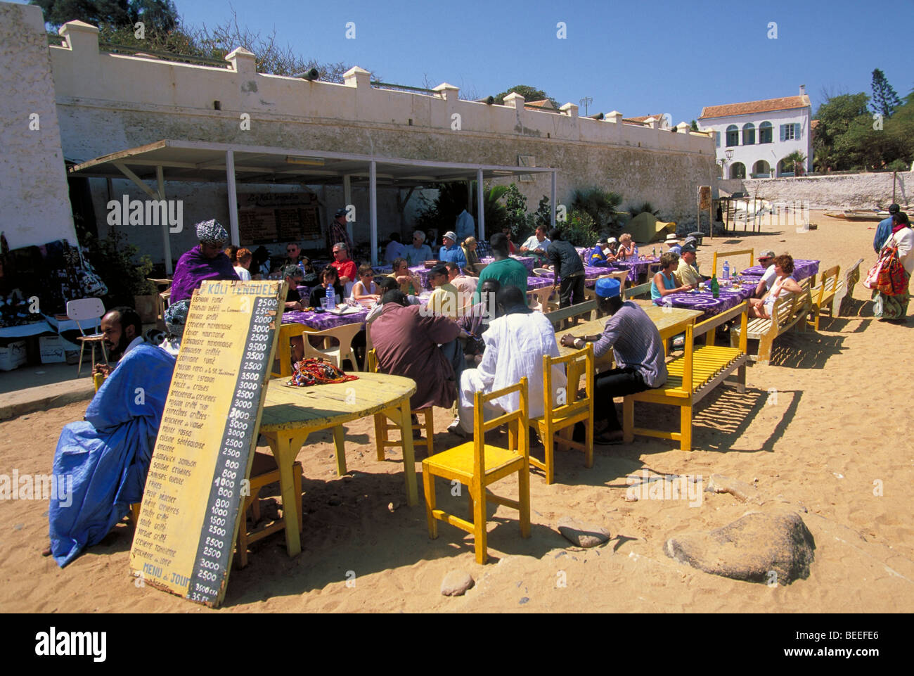 Senegal beach restaurant hi-res stock photography and images - Alamy